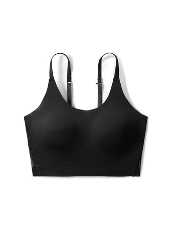 True & Co True Body Lift Mesh Scoop Neck Convertible Strap Bra