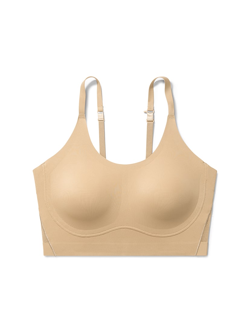 True & Co True Body Lift Mesh Scoop Neck Convertible Strap Bra